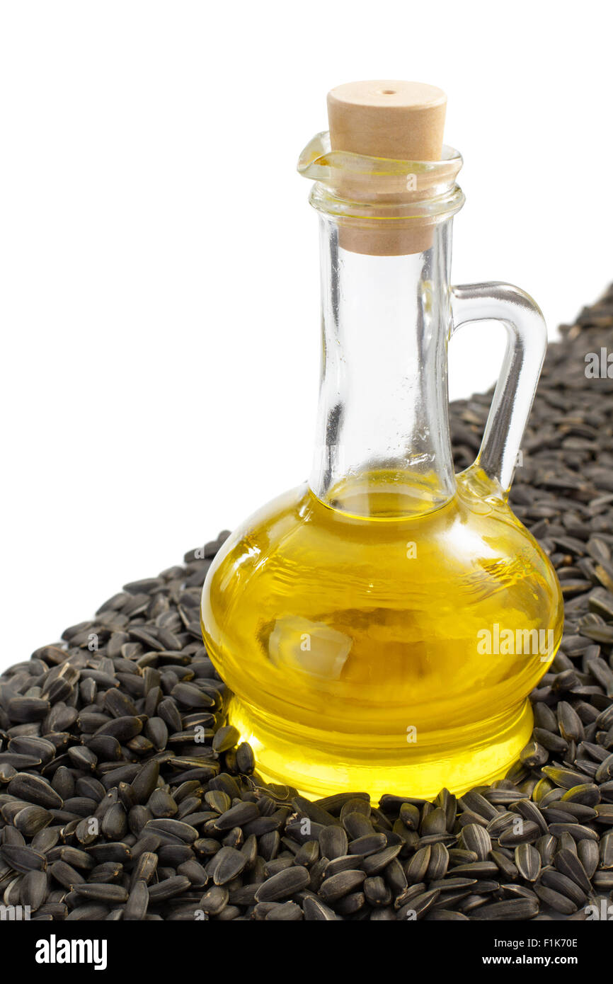 bottle of oil isolated at white background Stock Photo - Alamy