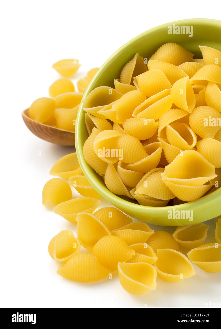 pasta shell isolated on white background Stock Photo - Alamy