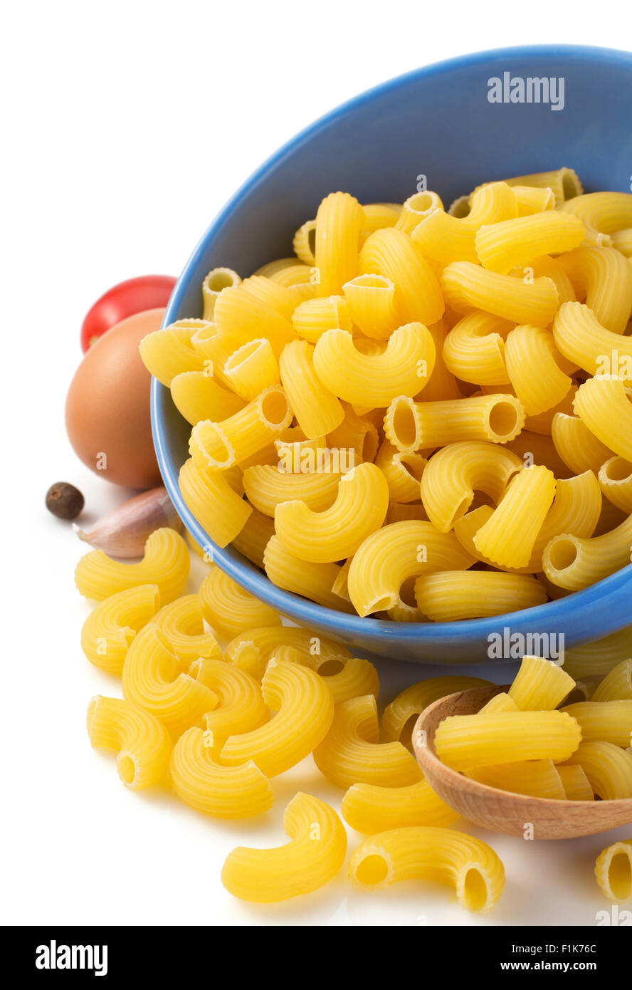 pasta macaroni isolated on white background Stock Photo - Alamy