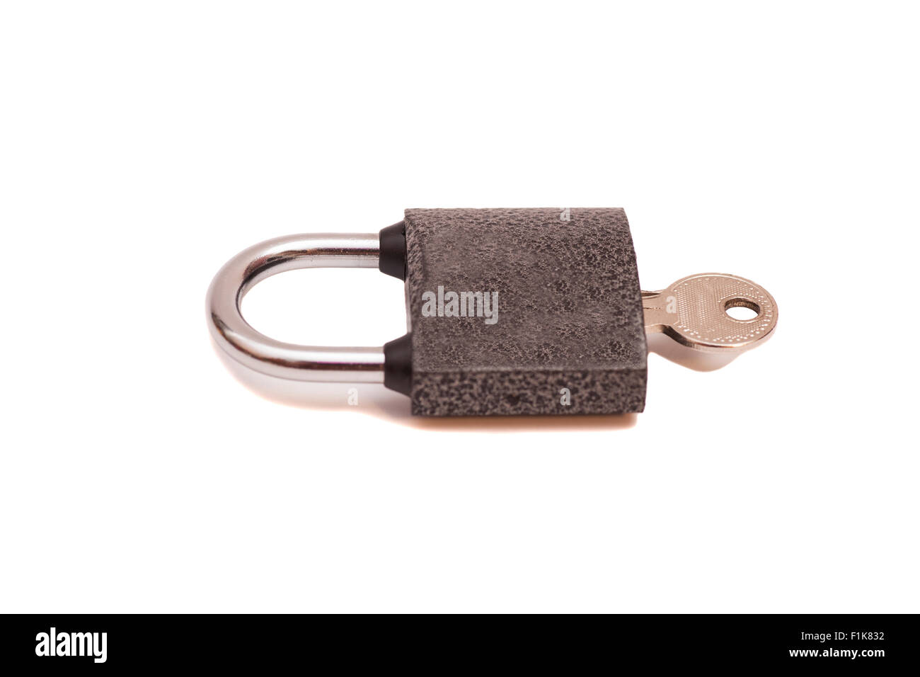 Padlock and key Stock Photo - Alamy