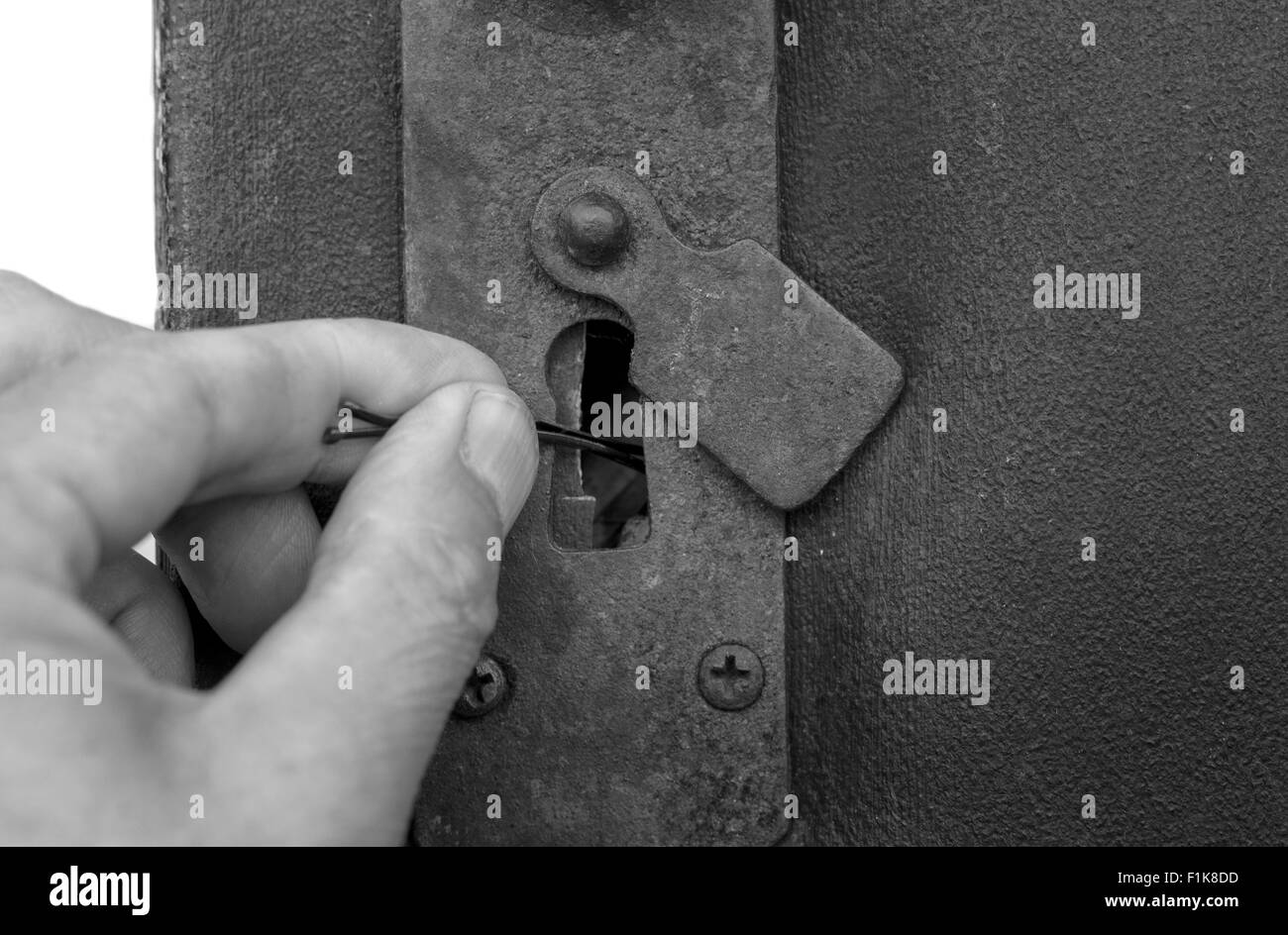 Burglar hand hi-res stock photography and images - Alamy