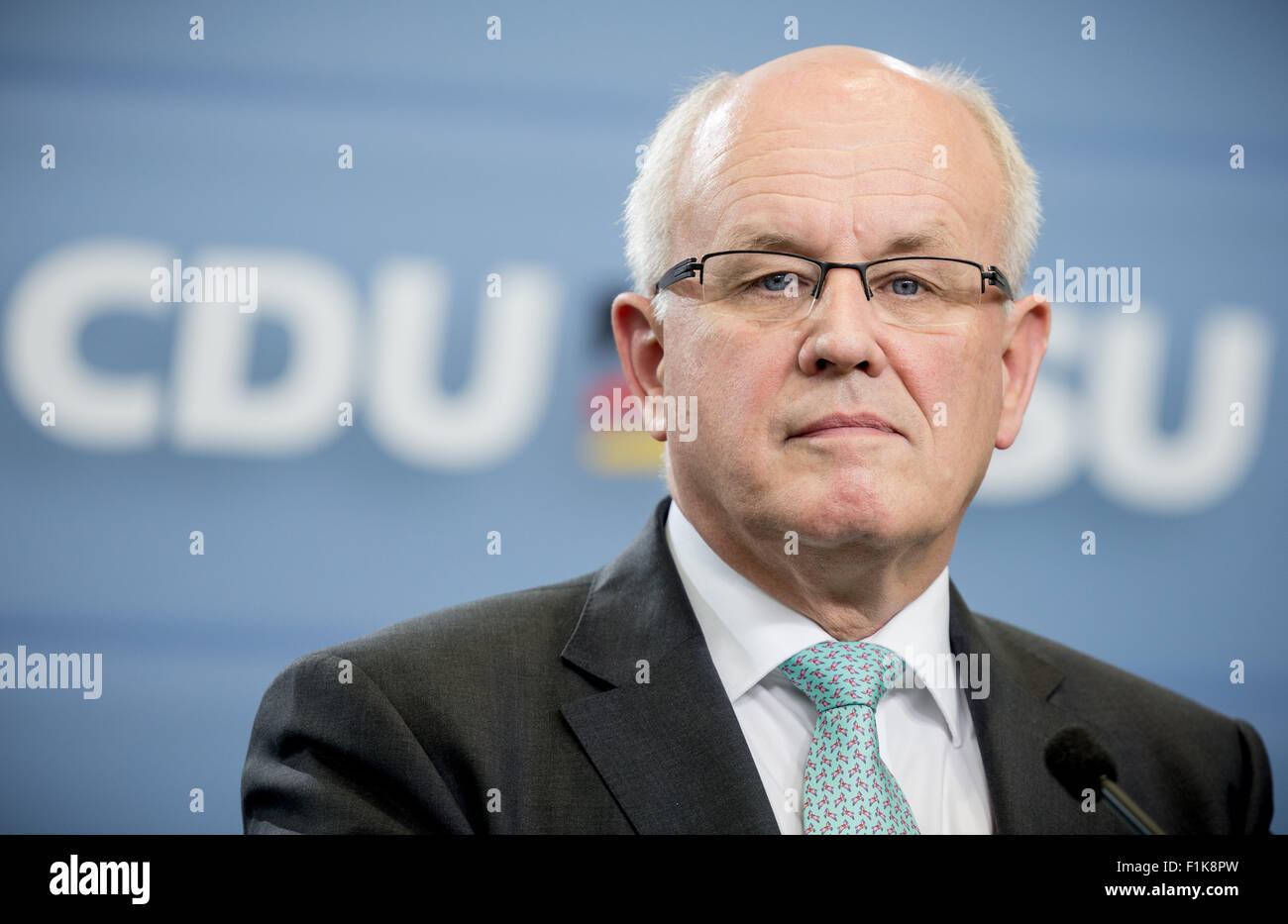 Berlin, Germany. 3rd Sep, 2015. CDU/CSU parliamentary group leader ...