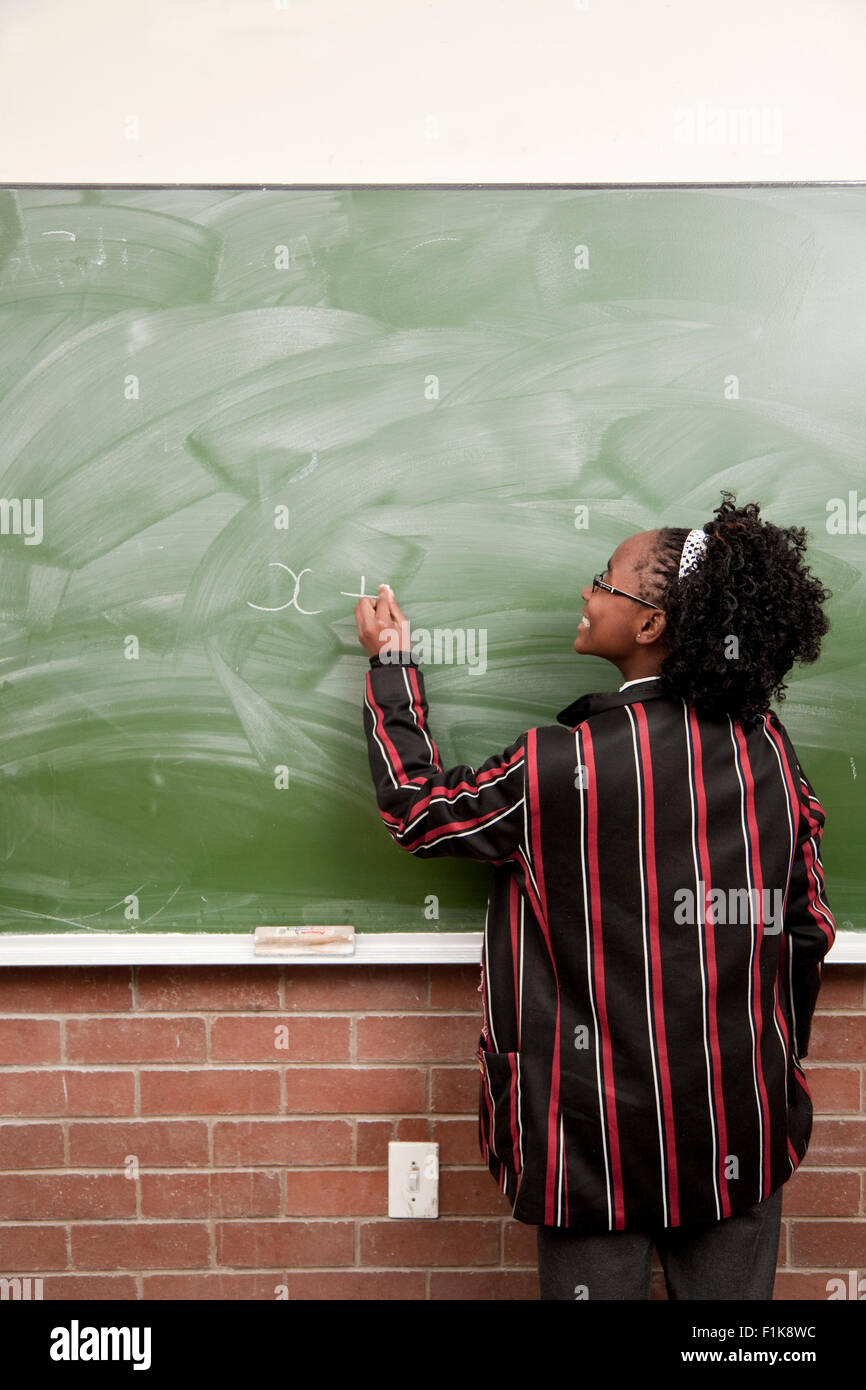Child chalkboard school africa hi-res stock photography and images - Alamy