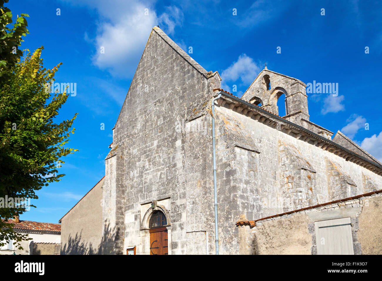 Bassac Abbey, Poitou Charentes, south west France Stock Photo - Alamy