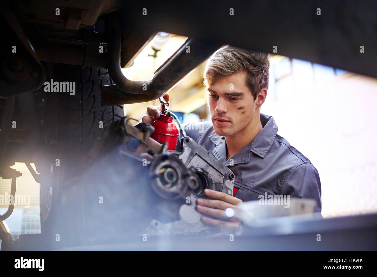 Oiling lubricating hi-res stock photography and images - Alamy