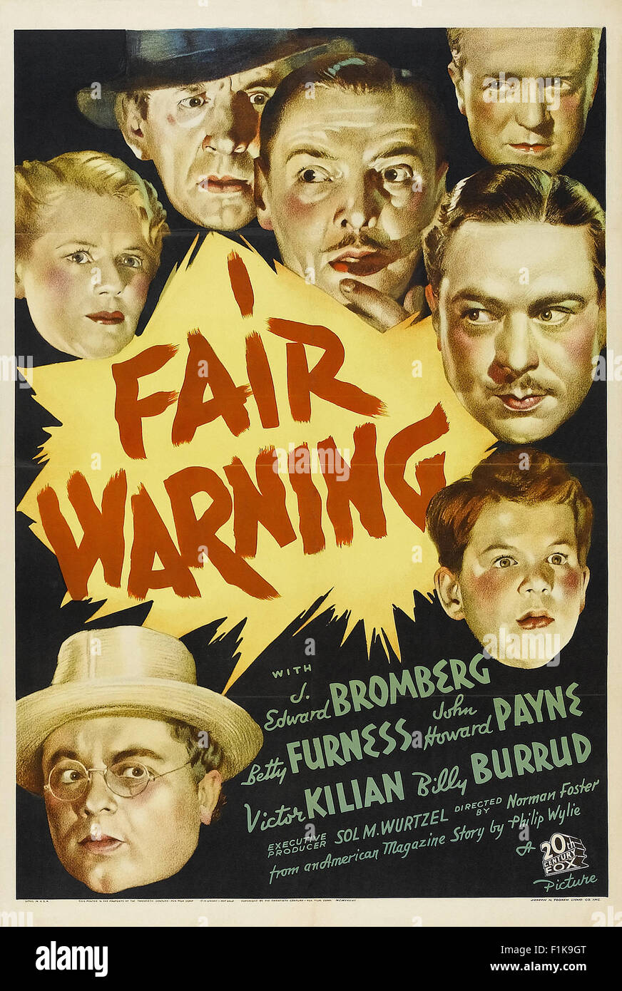 Warning poster hi-res stock photography and images - Alamy