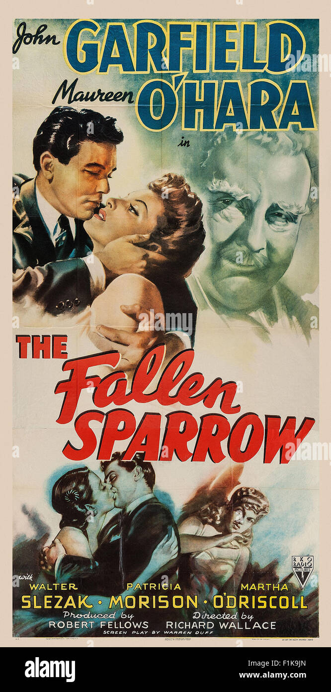 Fallen Sparrow The 003 - Movie Poster Stock Photo - Alamy