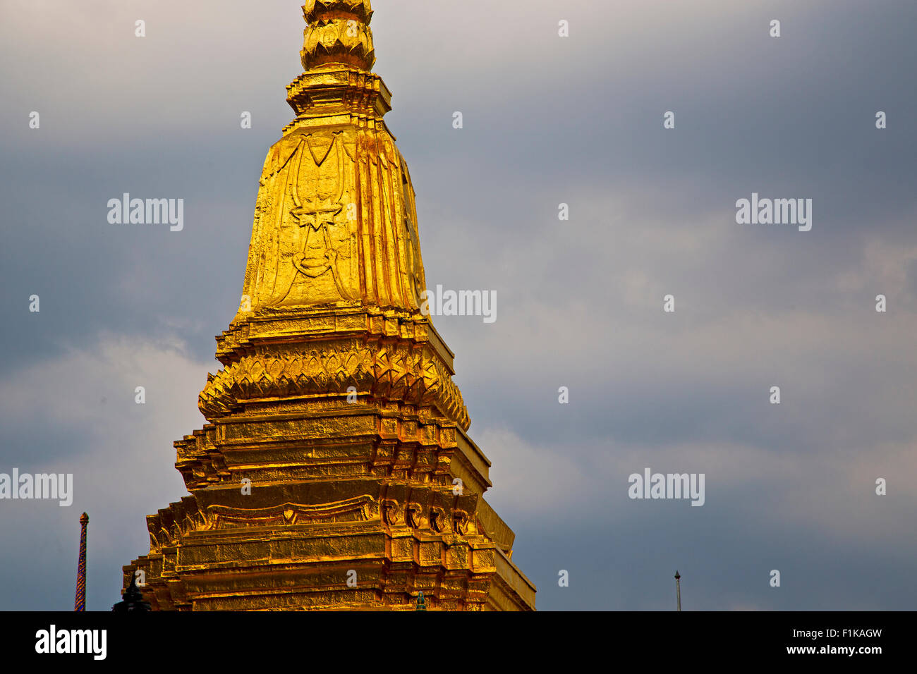 thailand asia in bangkok rain temple abstract cross colors roof wat ...