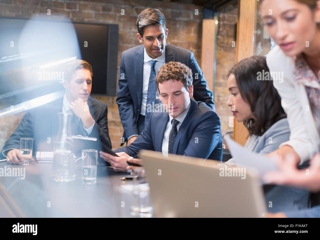 Business people in conference room meeting Stock Photo - Alamy
