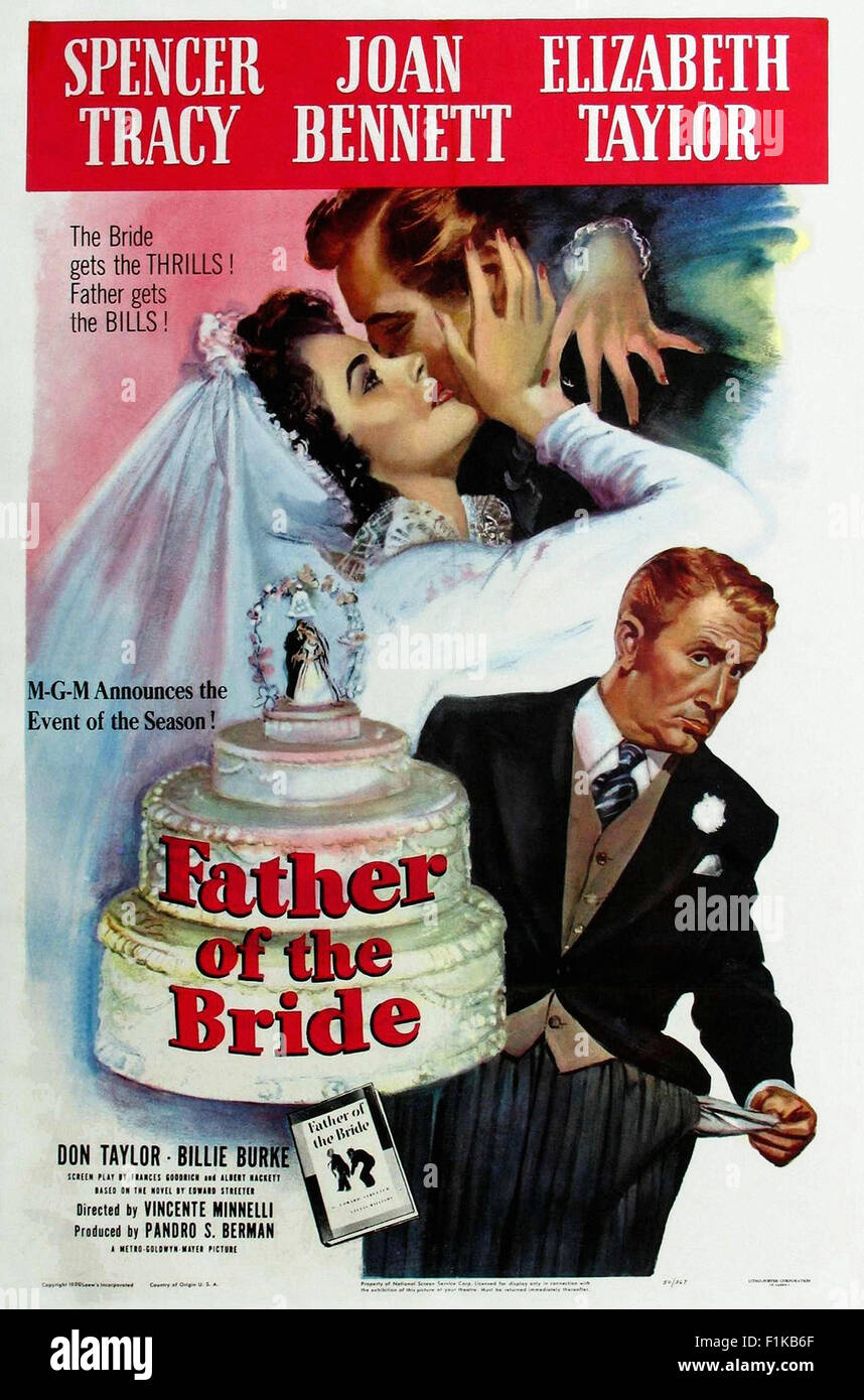 Father of the Bride 001 - Movie Poster Stock Photo - Alamy