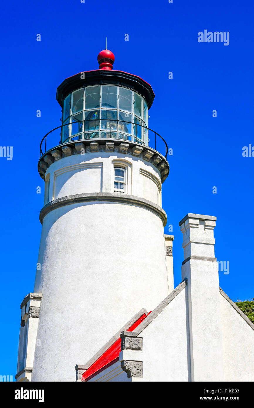 Heceta Head Lighthouse located on the Oregon coast 13 miles north of ...
