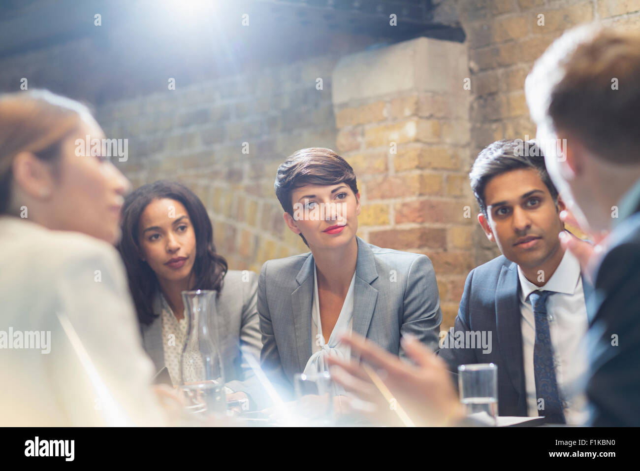 Business people talking in conference room meeting Stock Photo - Alamy