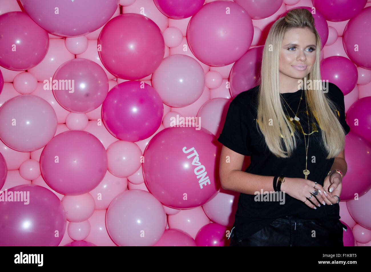 Sydney, Australia. 03rd Sep, 2015. Ali Simpson poses at the JT One ...