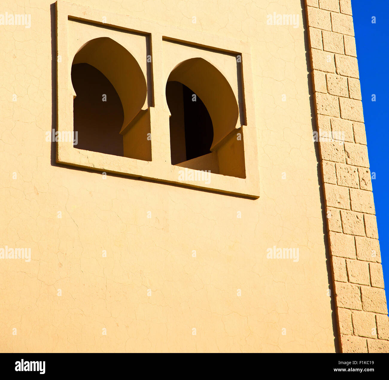 moroccan old wall and brick in antique city Stock Photo - Alamy