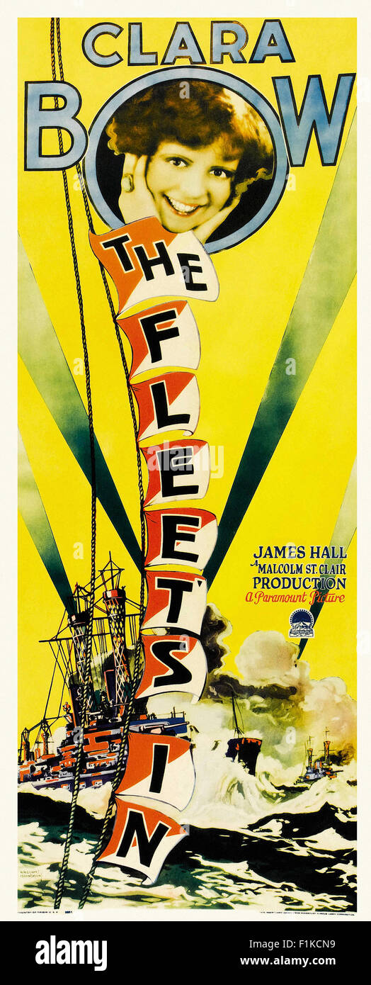 Fleet's In The (1928) 003 - Movie Poster Stock Photo - Alamy