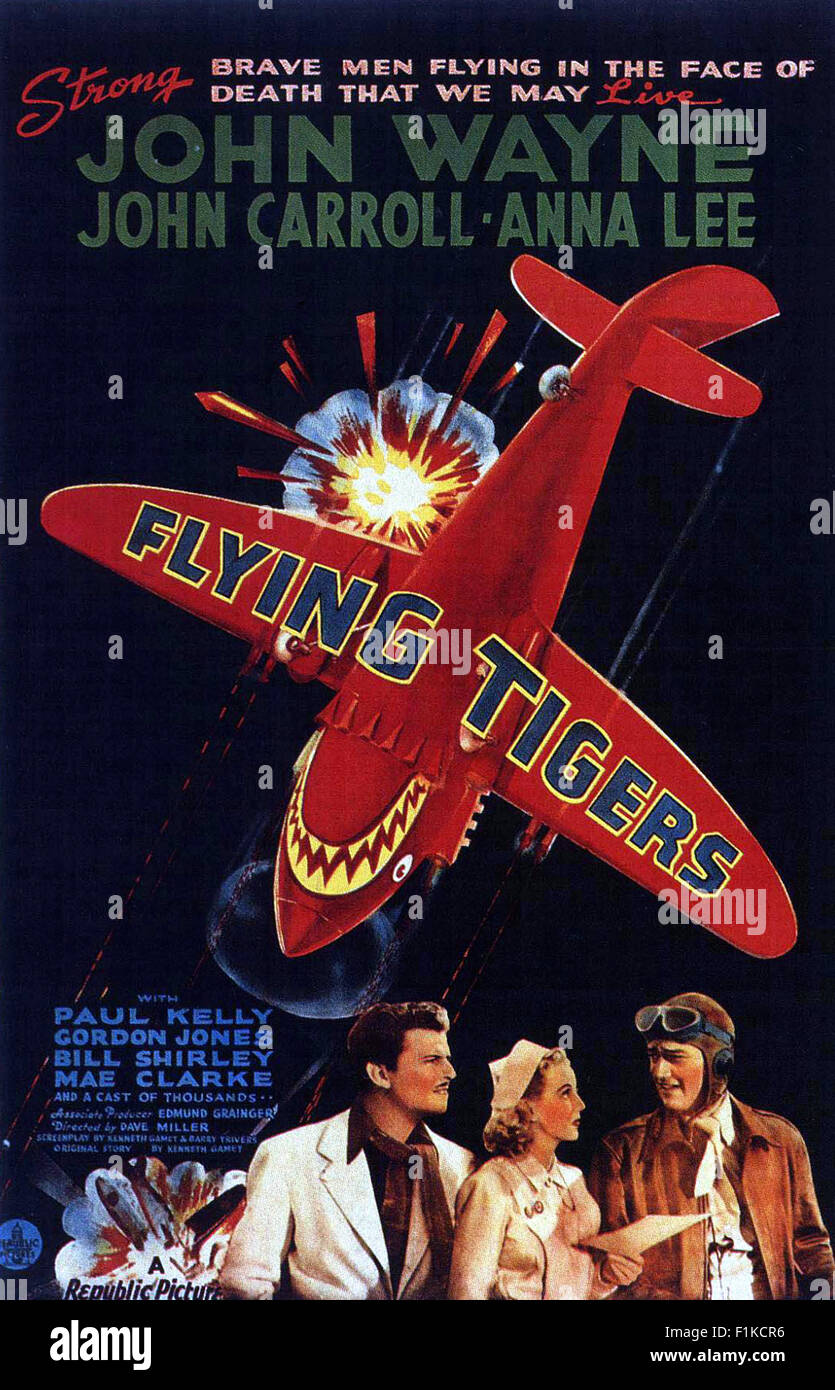 Flying Tigers 001 - Movie Poster Stock Photo - Alamy