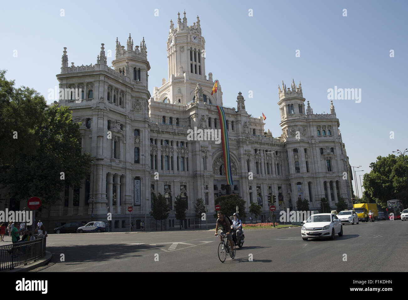 Preparations take place for Madrid Pride 2015 (MADO) in the Chueca ...