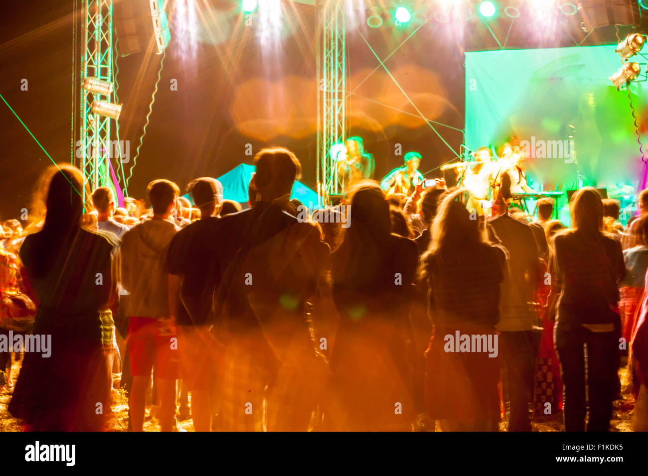 outdoor concert bright and loud Stock Photo - Alamy