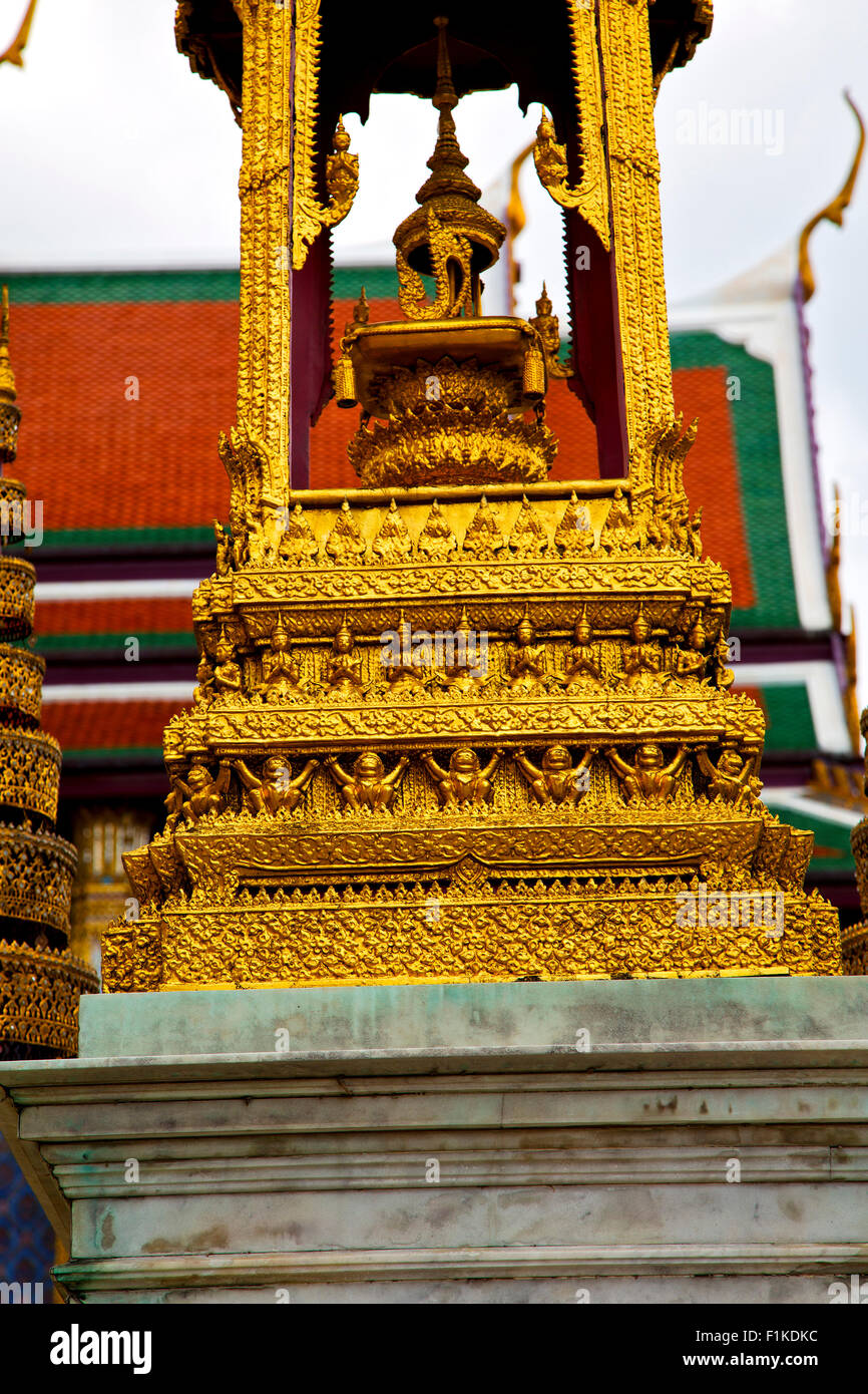 thailand asia in bangkok rain temple abstract cross colors roof wat ...