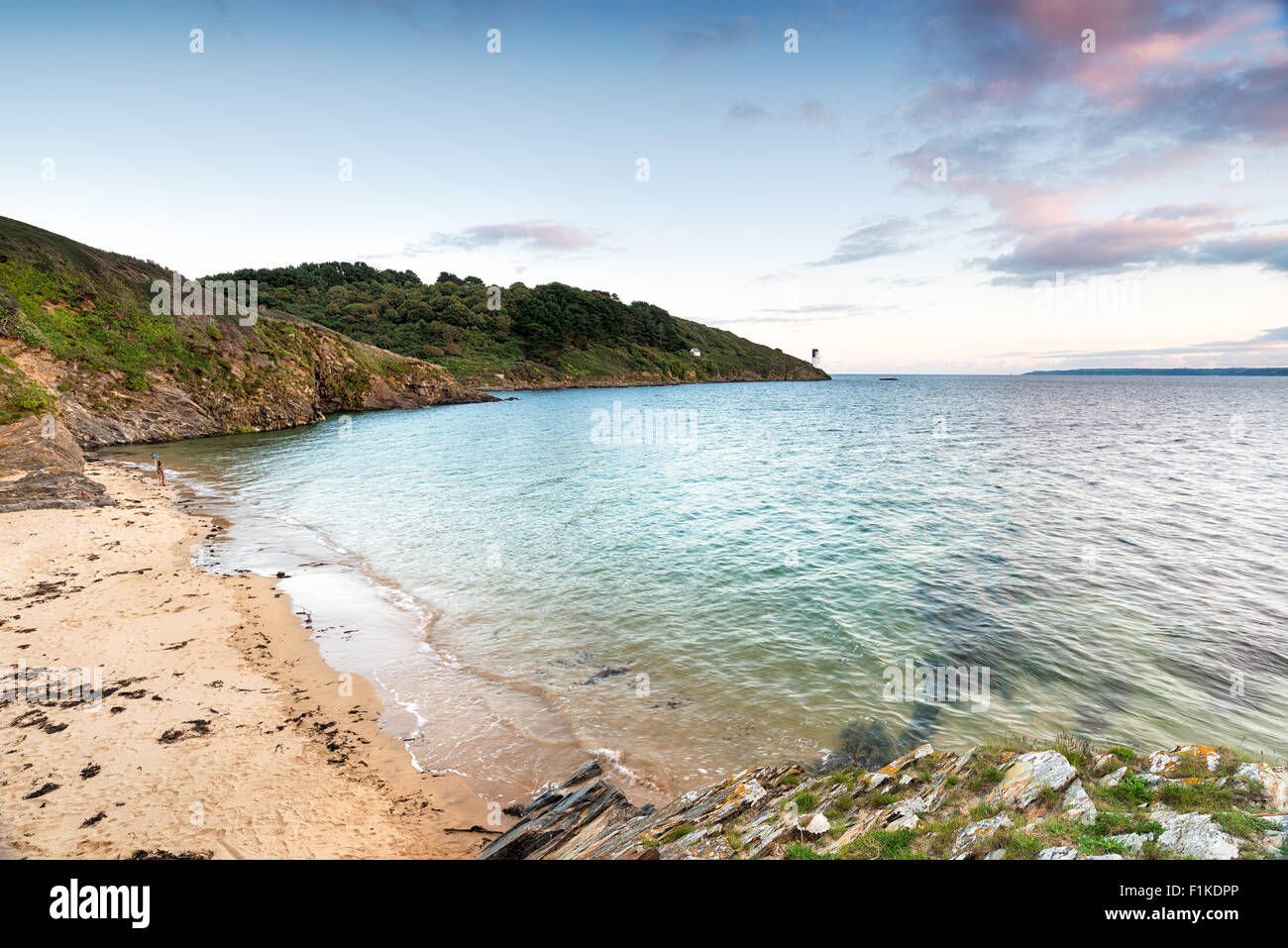 St Anthony's Head on the Roseland Peninsula in Cornwall with the ...
