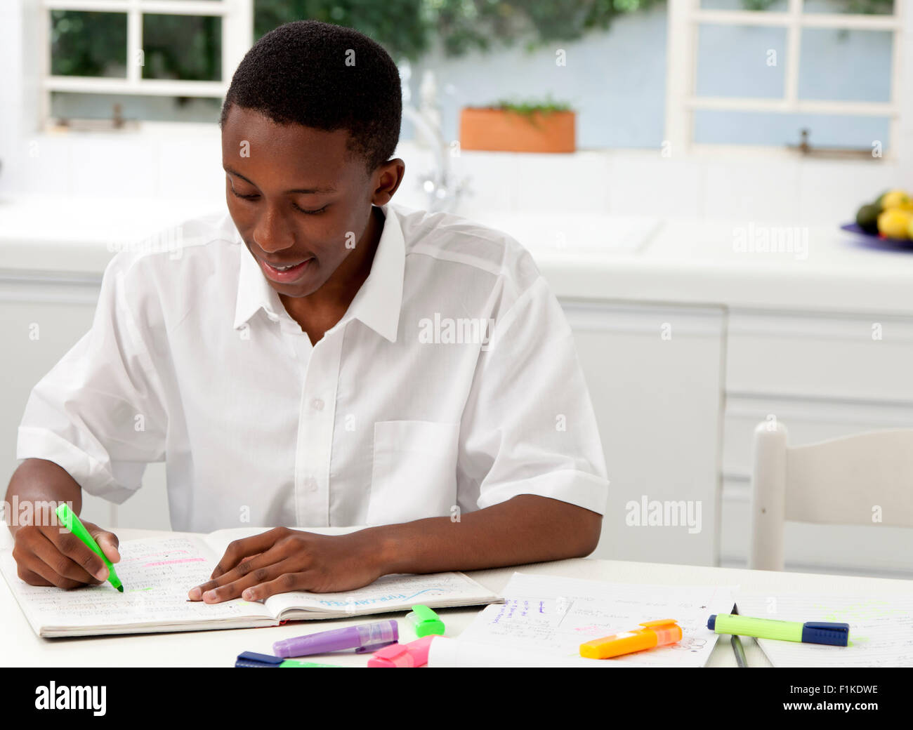 South african students write hi-res stock photography and images - Alamy