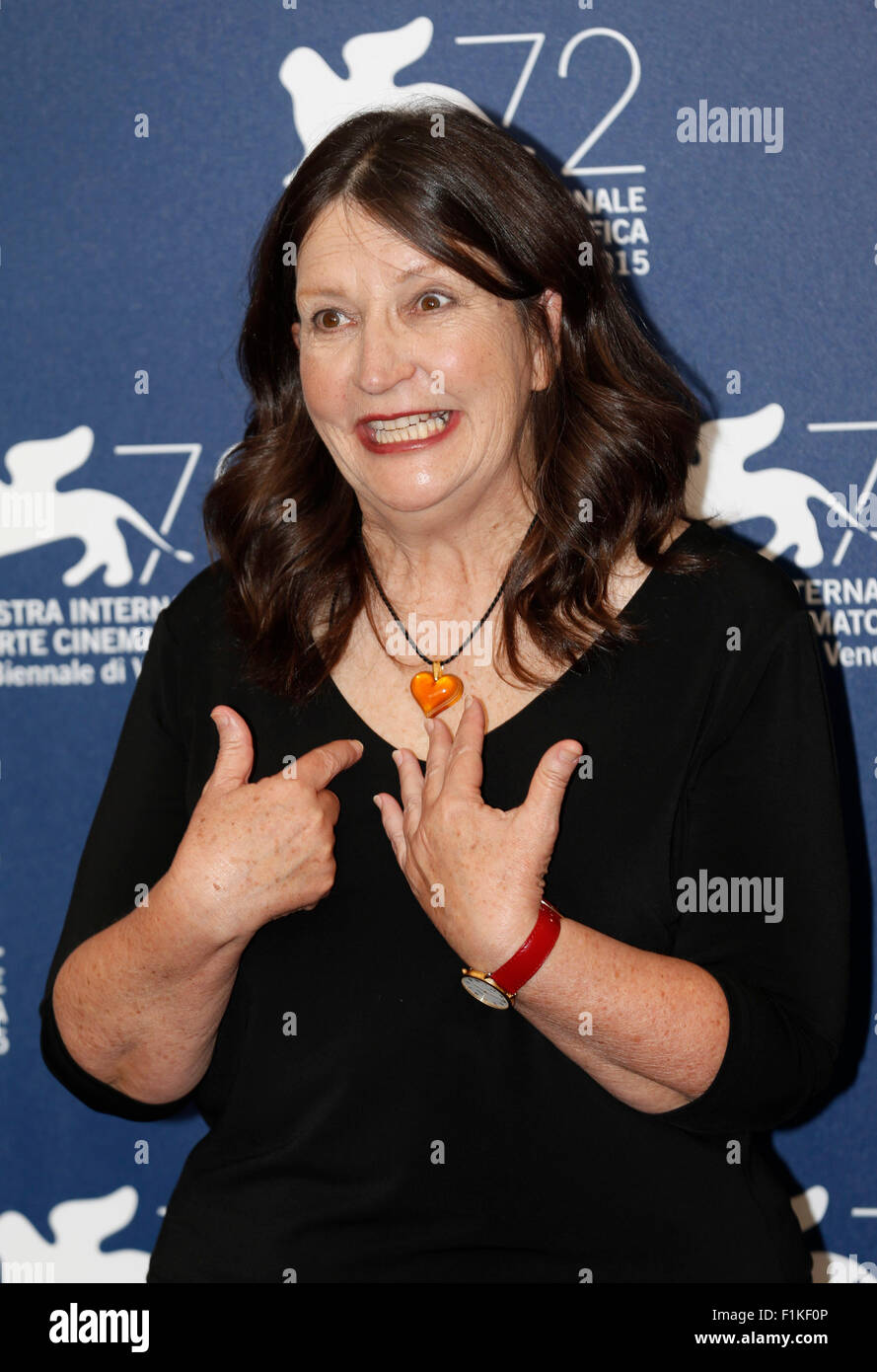 Venice, Italy. 3rd Sep, 2015. Director Sue Brooks attends a photocall ...