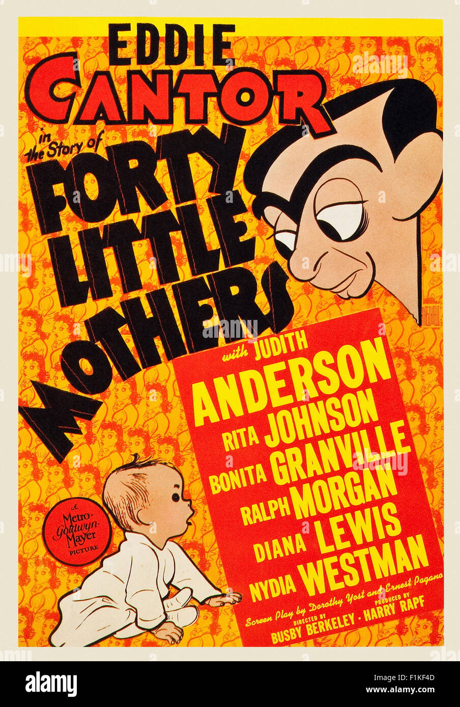 Forty Little Mothers 003 - Movie Poster Stock Photo - Alamy