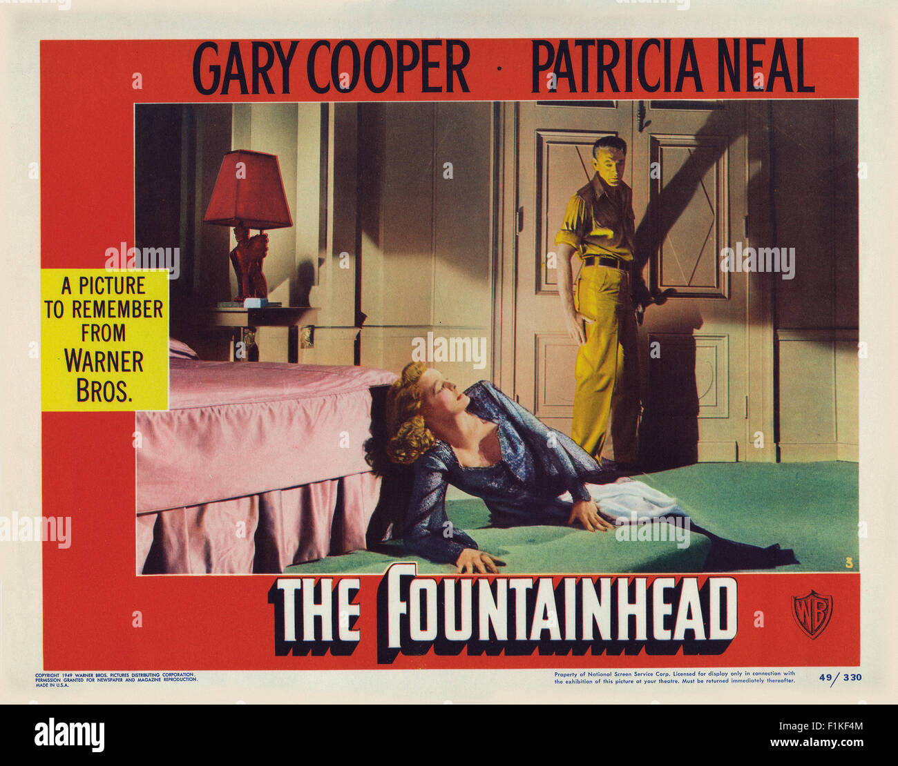 Fountainhead The 003 - Movie Poster Stock Photo - Alamy