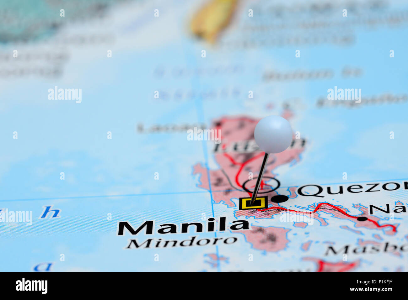 Map of manila hi-res stock photography and images - Alamy
