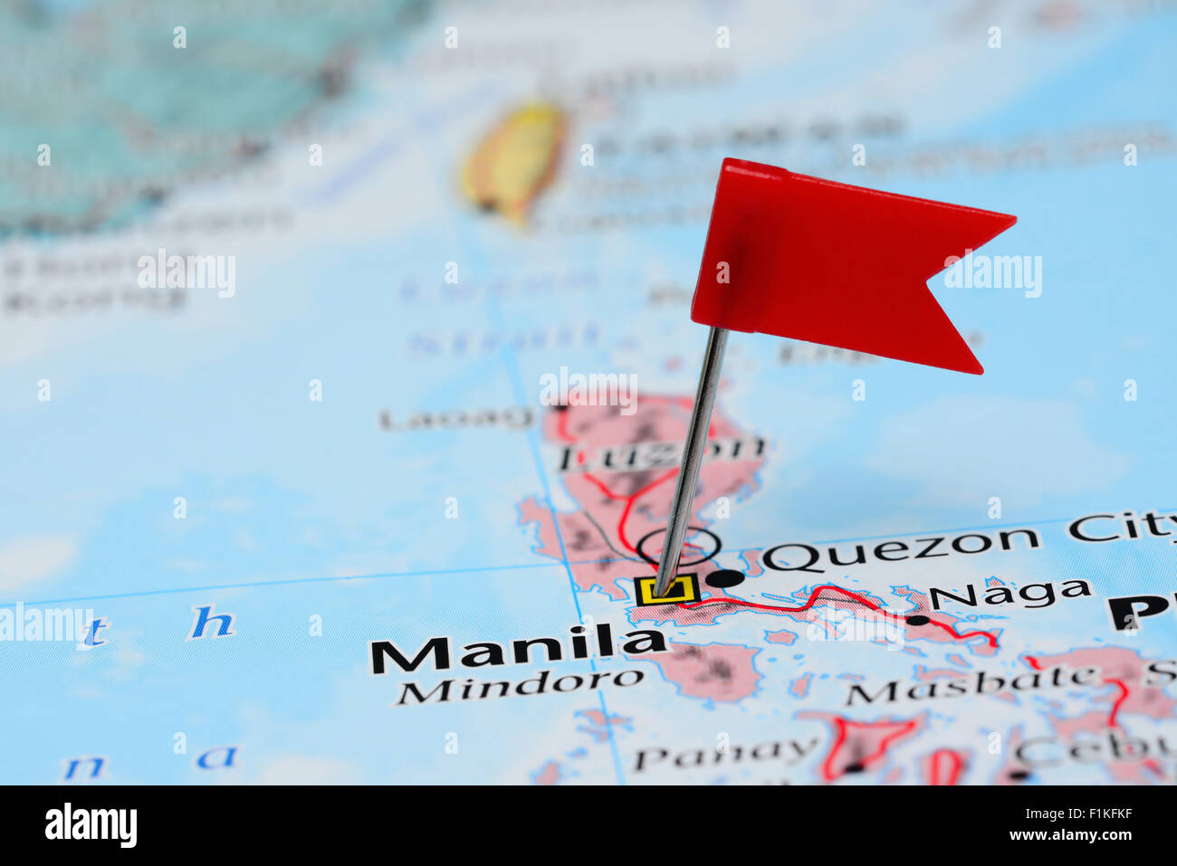 Pinned philippines map hi-res stock photography and images - Alamy