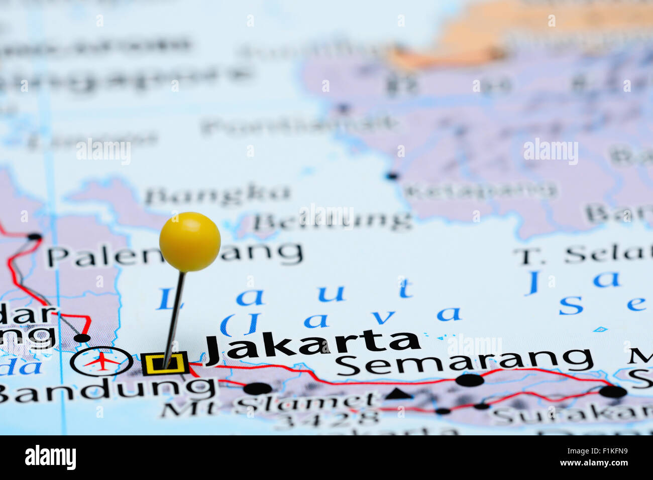 Jakarta map hi-res stock photography and images - Alamy