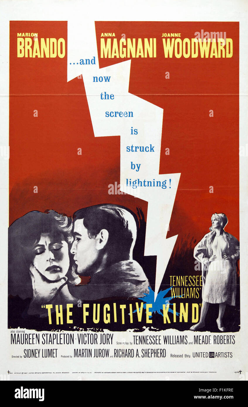 Fugitive Kind The 003 - Movie Poster Stock Photo - Alamy