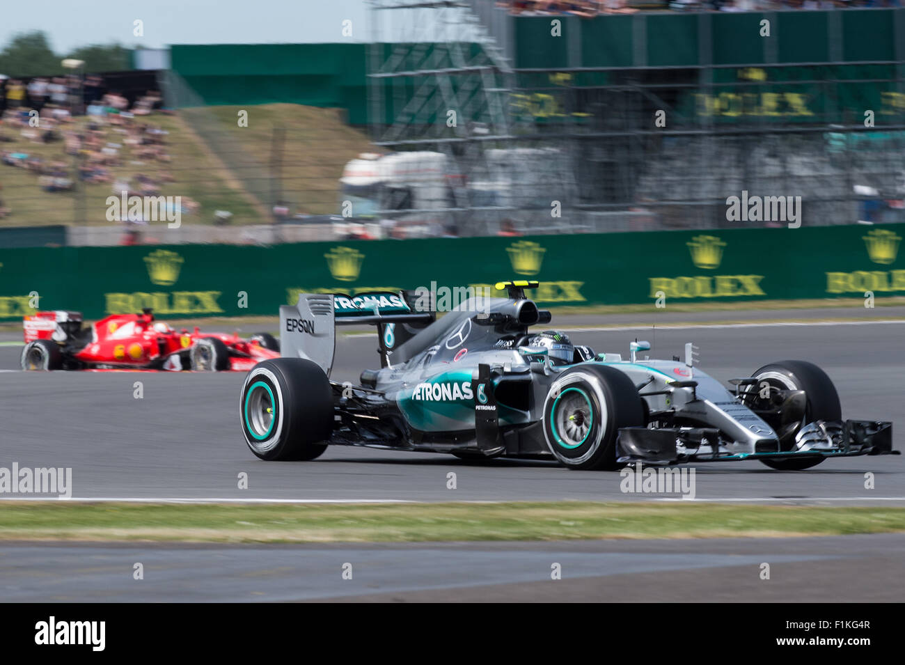 Formula 1 British Grand Prix Practice Session at Silverstone. Featuring ...