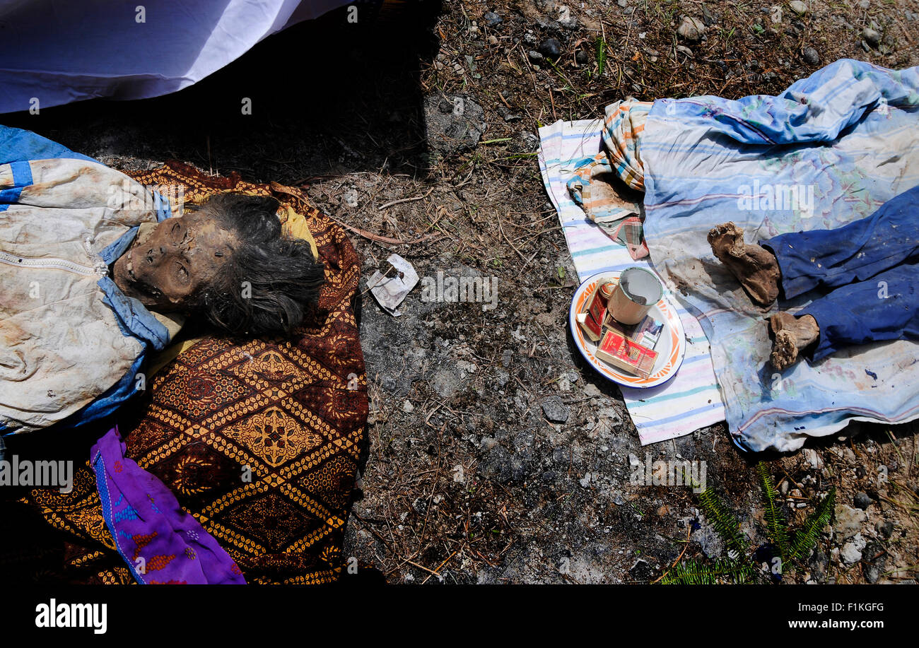 Manene Ritual, Tradition Ancient Ancestor Bodies Changing Clothes Stock ...