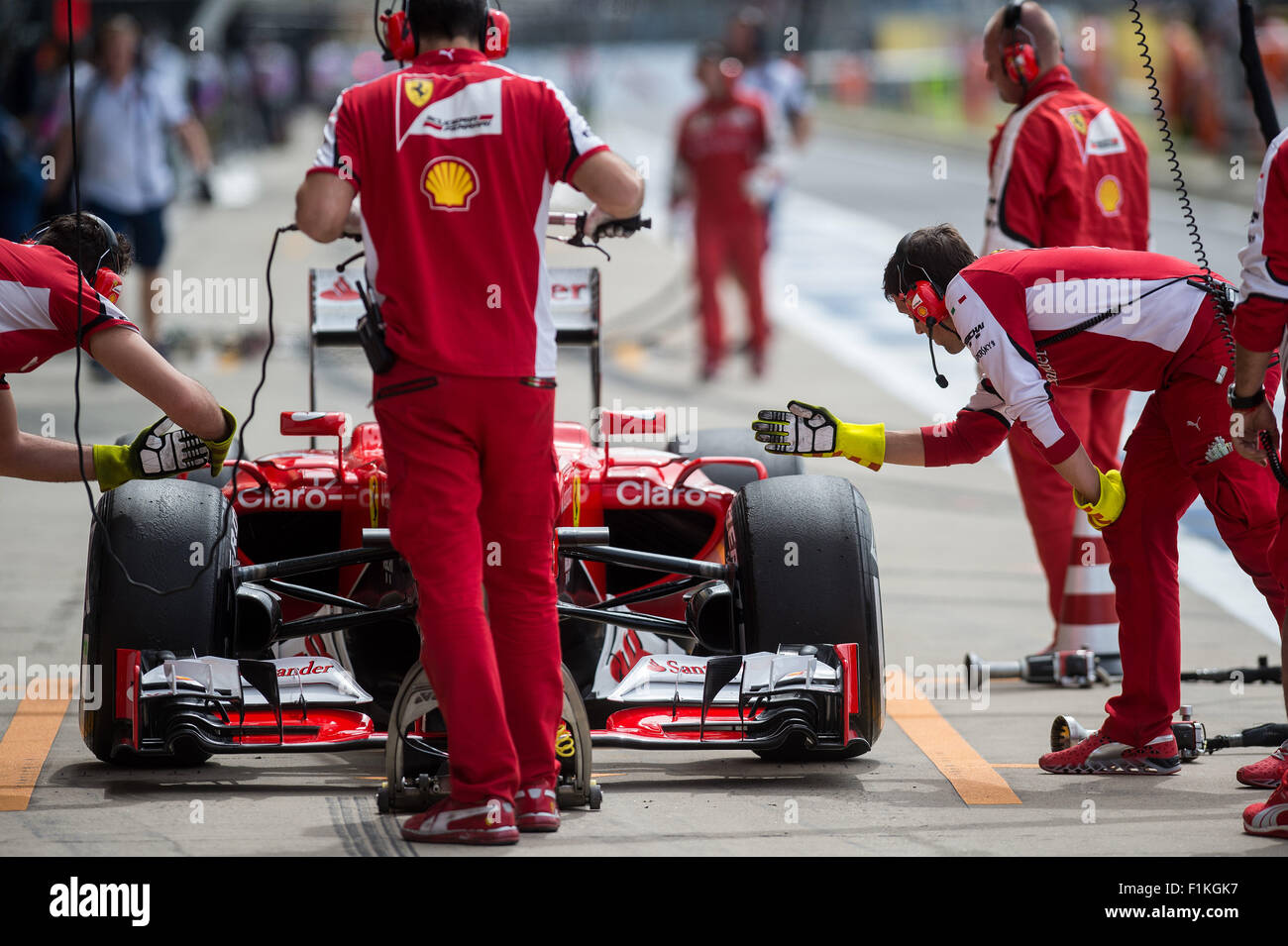 Formula 1 British Grand Prix Practice Session at Silverstone. Featuring ...