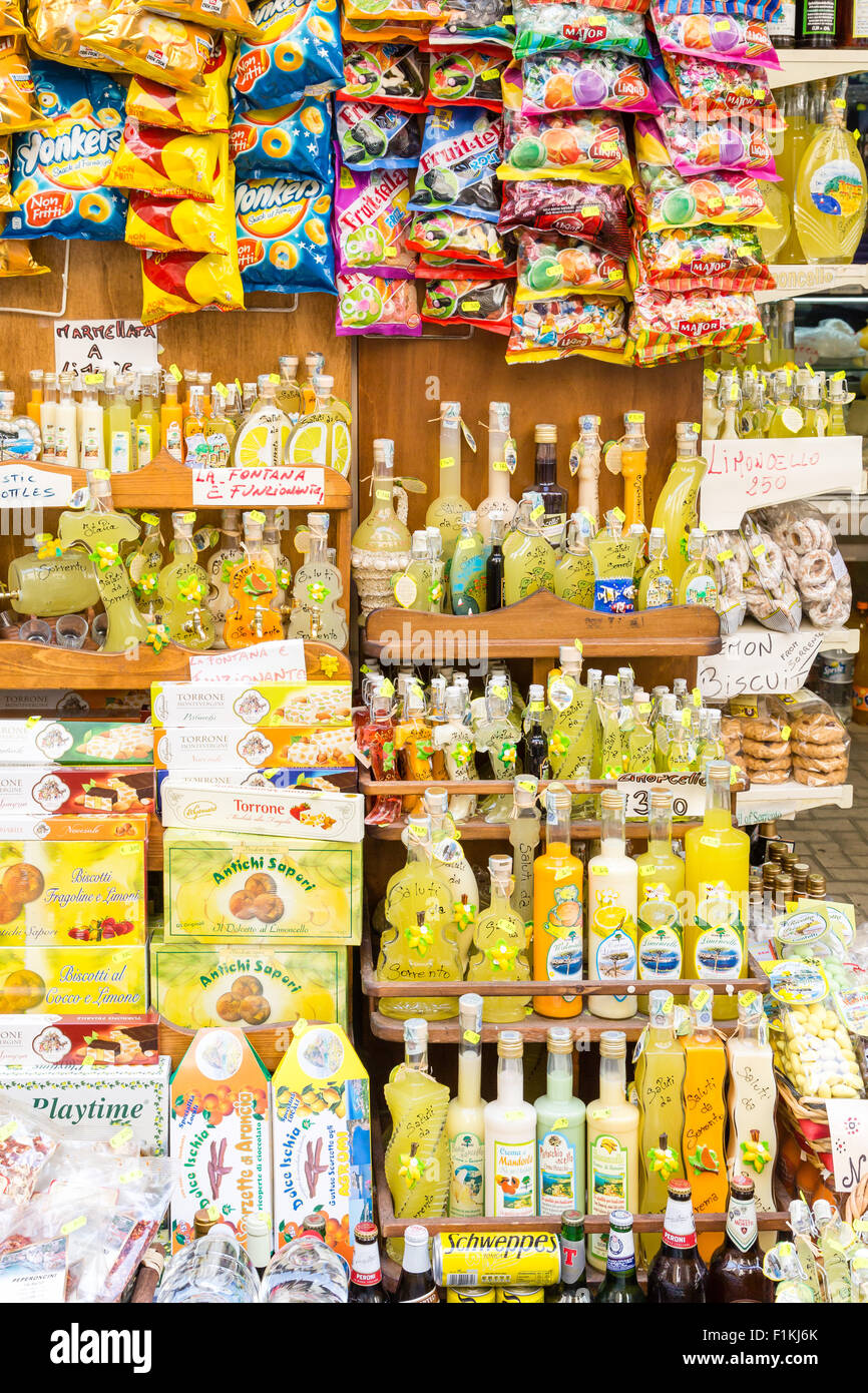 Lemon Products in Sorrento Market Stock Photo - Alamy