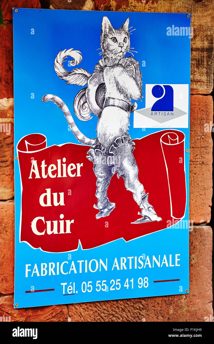Leather shop sign hi-res stock photography and images - Alamy