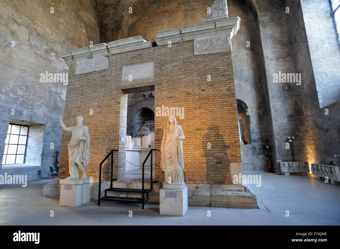 Italy, Rome, Terme di Diocleziano, Diocletian Baths complex, Museo ...