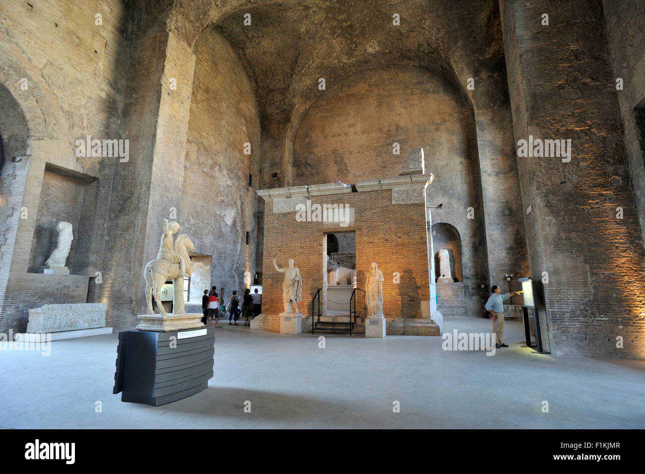 Italy, Rome, Terme di Diocleziano, Diocletian Baths complex, Museo ...