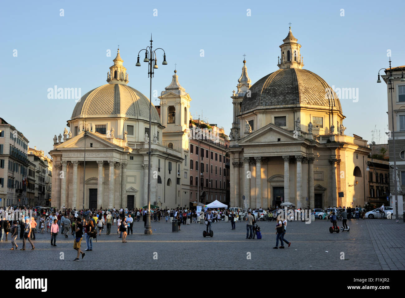 Churches santa maria di montesanto and santa maria dei miracoli hi-res ...