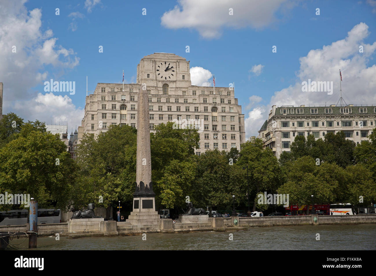 Shell mex house building as seen from the River Thames Stock Photo - Alamy