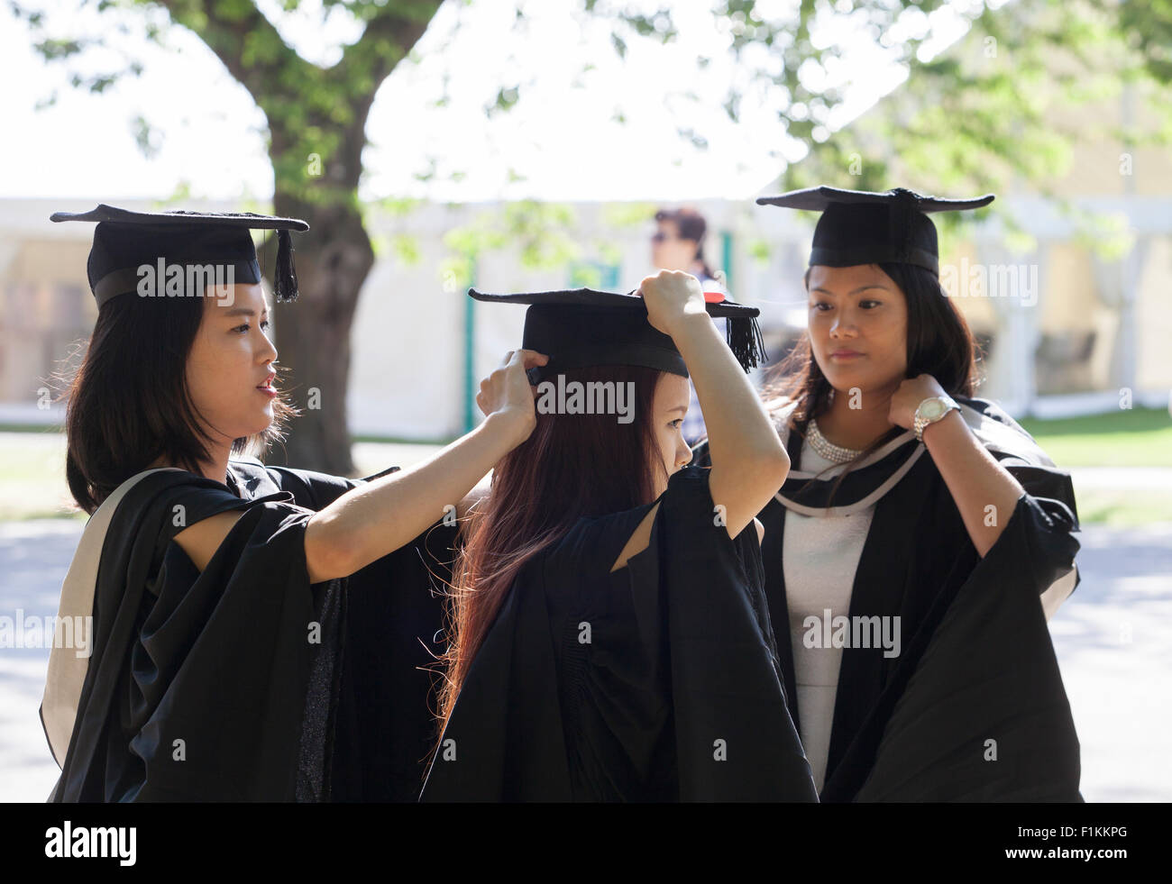 Graduation gowns uk hi-res stock photography and images - Alamy
