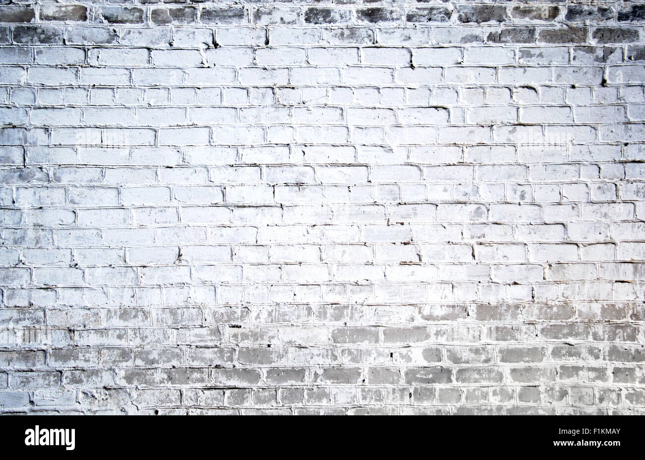 Background of old white brick wall texture Stock Photo - Alamy