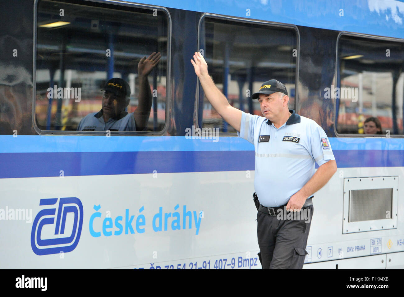 Czech policeman hi-res stock photography and images - Alamy