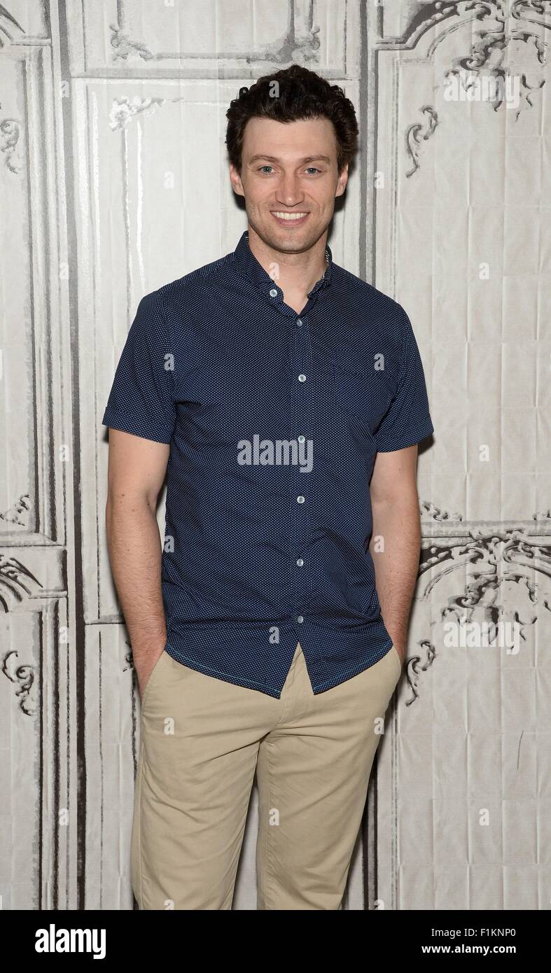 New York, NY, USA. 3rd Sep, 2015. Bryce Pinkham in attendance for AOL ...