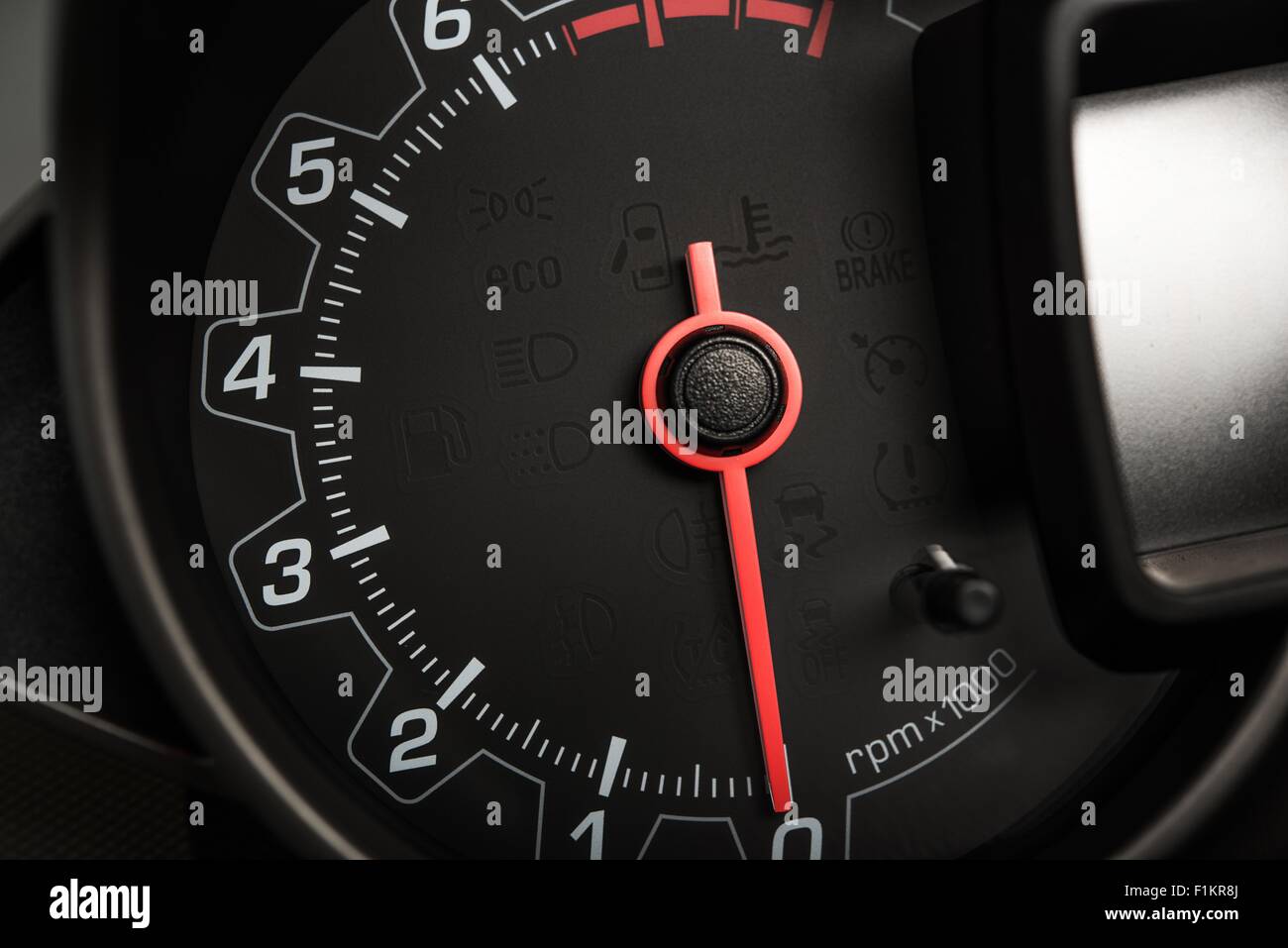 Modern Gas Fuel Car Tachometer RPM Meter Closeup Stock Photo - Alamy