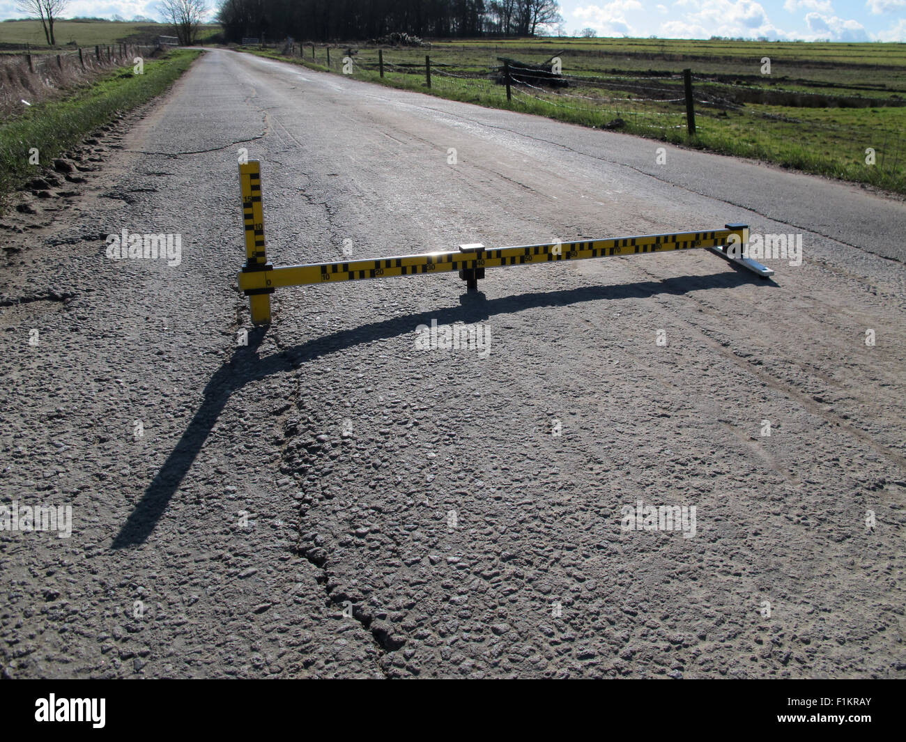 Potholes, mechanical failures, defect measure instrument, survey ...