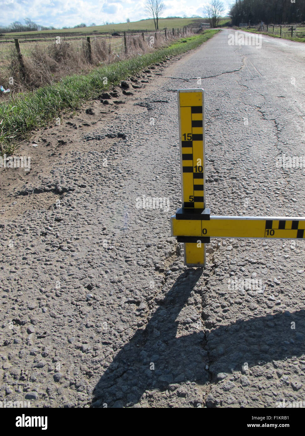 Potholes, mechanical failures, defect measure instrument, survey ...