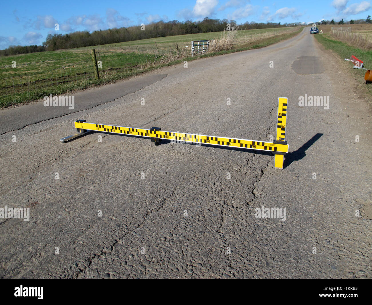 Potholes, mechanical failures, defect measure instrument, survey ...