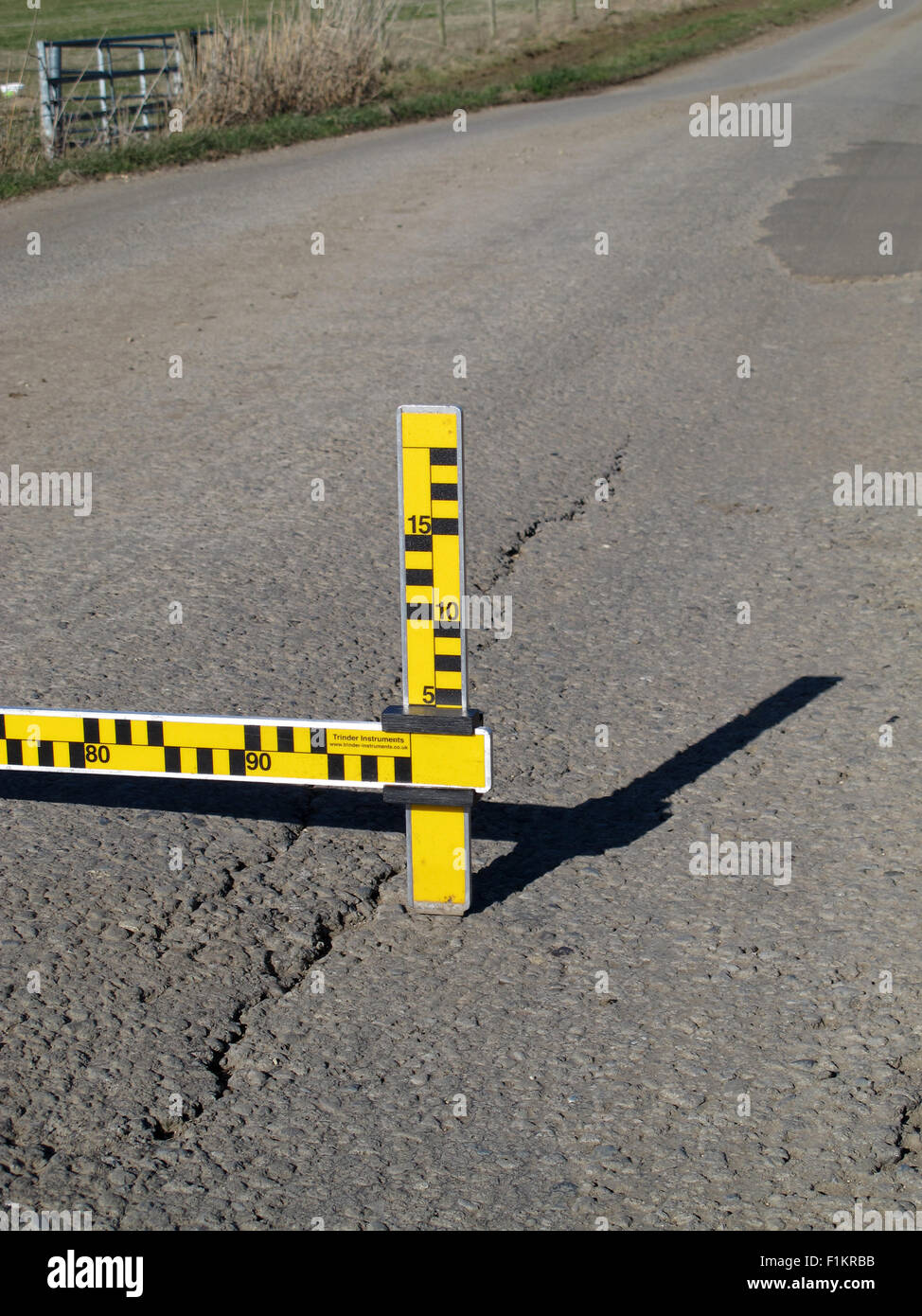 Potholes, mechanical failures, defect measure instrument, survey ...